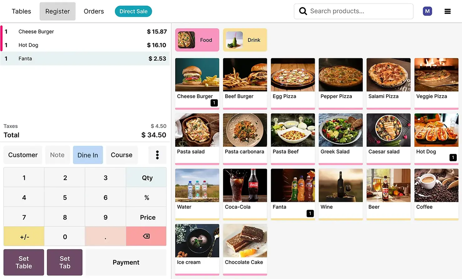 POS Restaurant | Restaurant - Hardware | Odoo