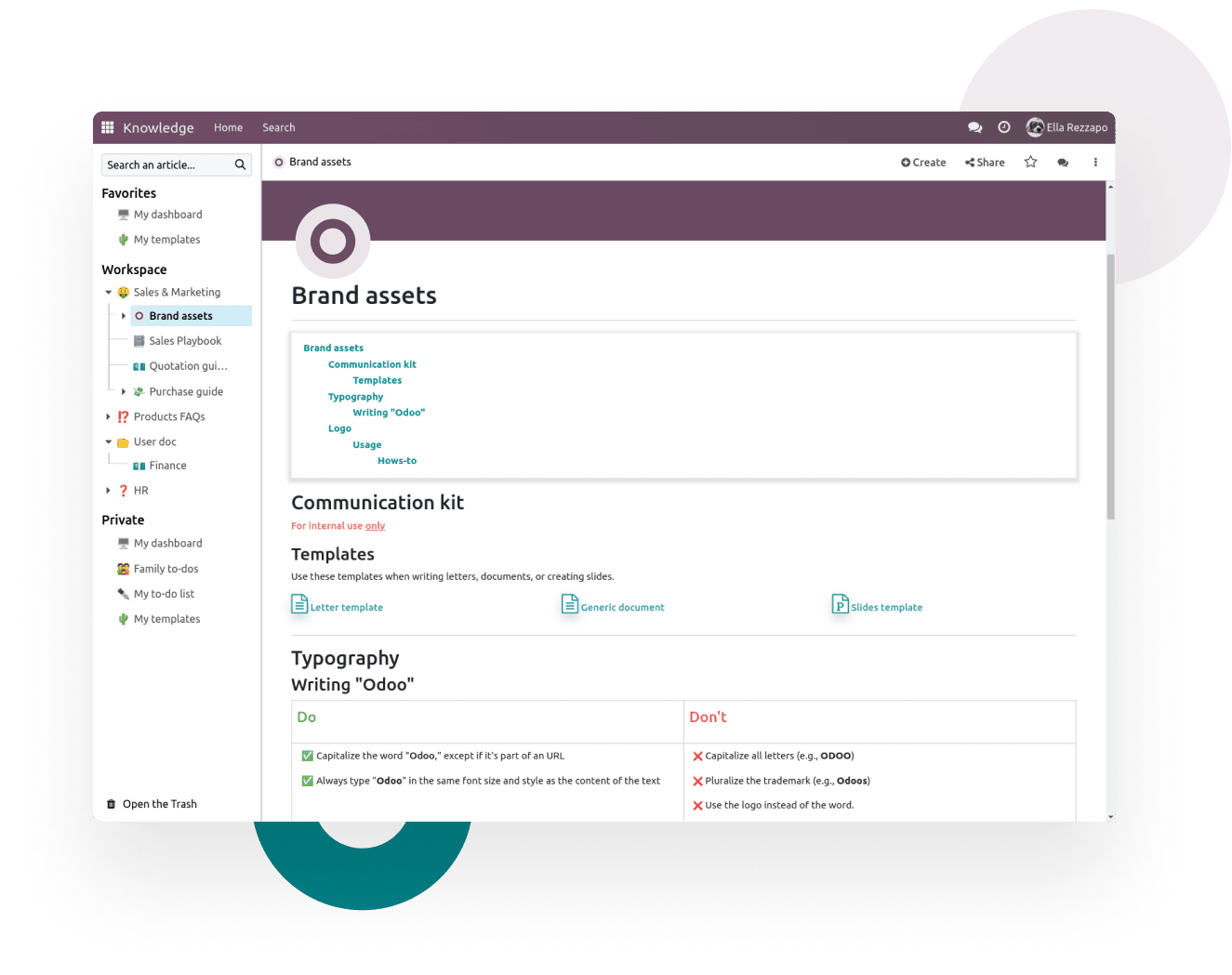 Knowledge | Overview | Odoo